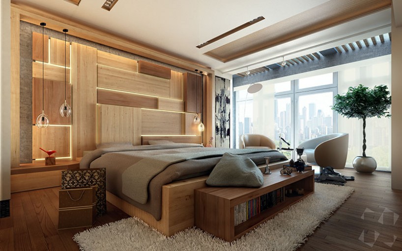 Discover This Modern Bedroom With Hidden Lighting Atelier Yuwa Ciao Jp